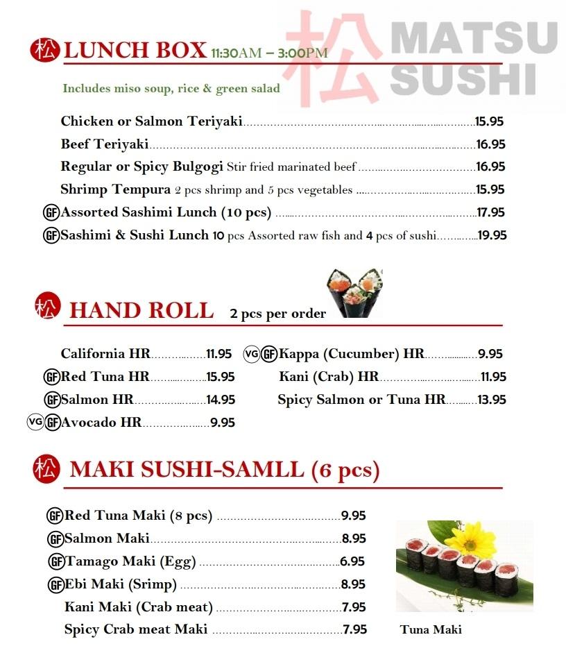 Matsu Sushi Japanese & Korean Restaurant