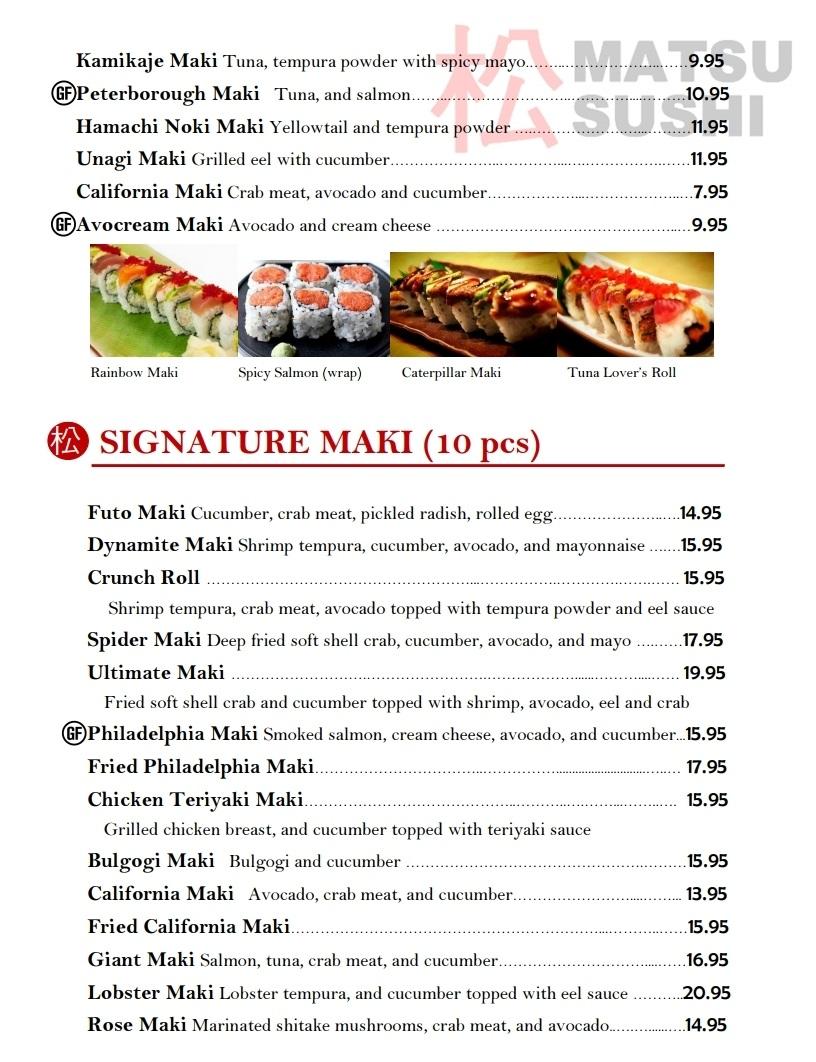Matsu Sushi Japanese & Korean Restaurant